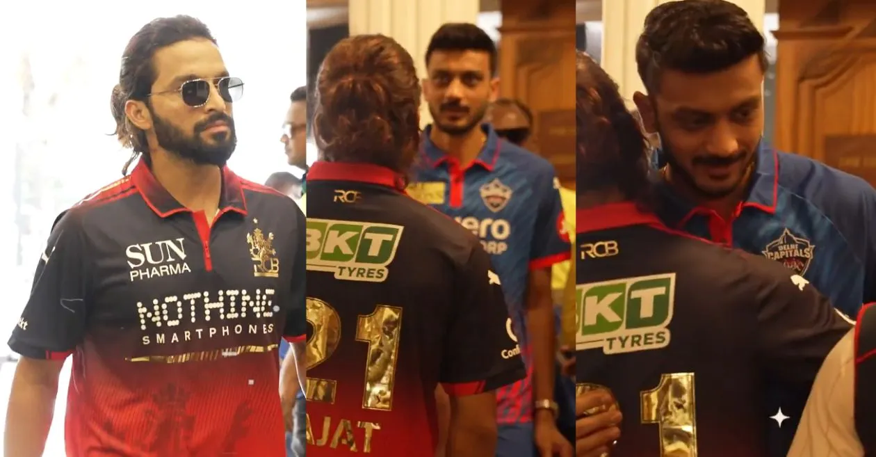 Watch: Akshar Patel surprised by Rajat Patidar's 'Dhurandhar' hairstyle ...